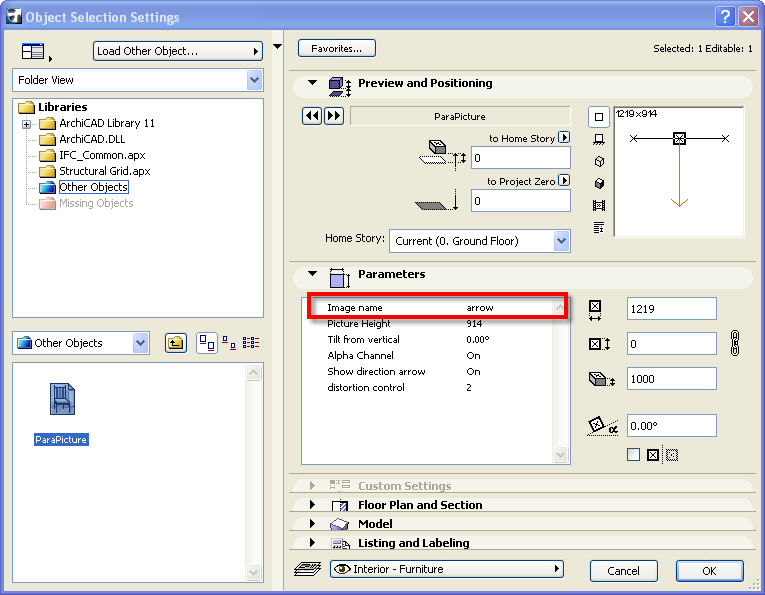 PARA PICTURE GDL object - Graphisoft Community